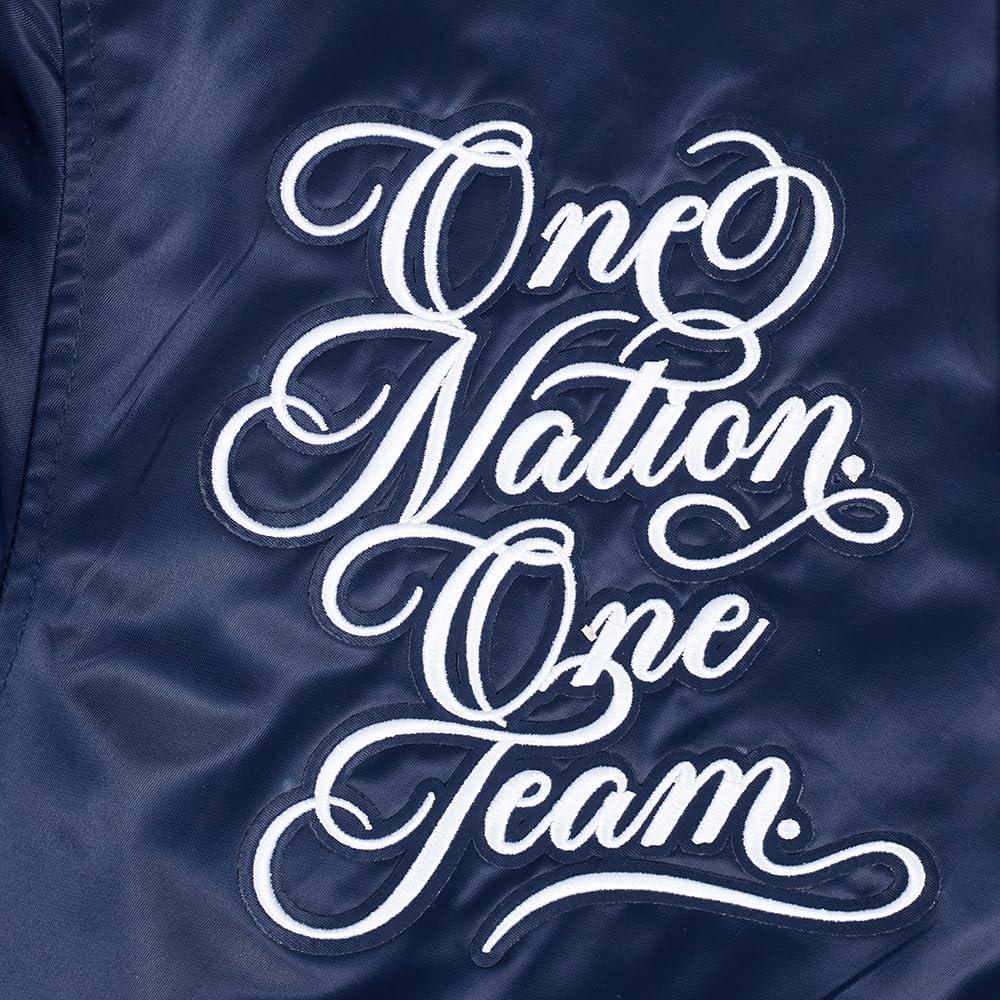 Pro Standard Mens USSF Sublimated Satin Jacket(Midnight Navy ...