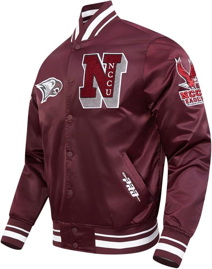 Pro Standard Mens College Classic Chenille Satin Jacket(Wine ...